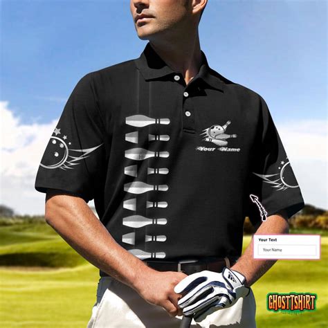 Personalized Name Bowling Custom Polo Shirt