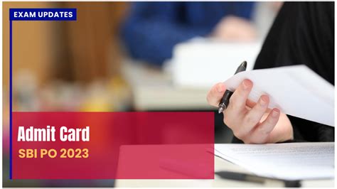 Sbi Po Admit Card 2023 Download Your Hall Ticket