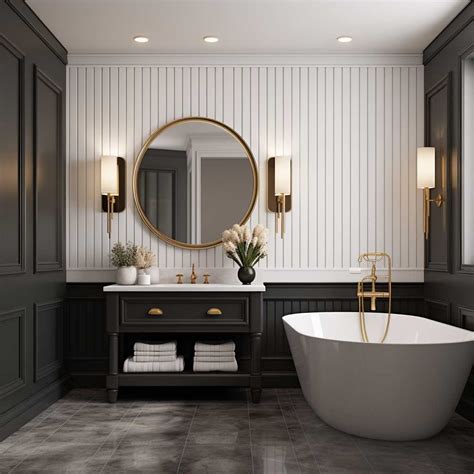 Step Up Your Bathroom Style With Fresh Wainscoting Ideas