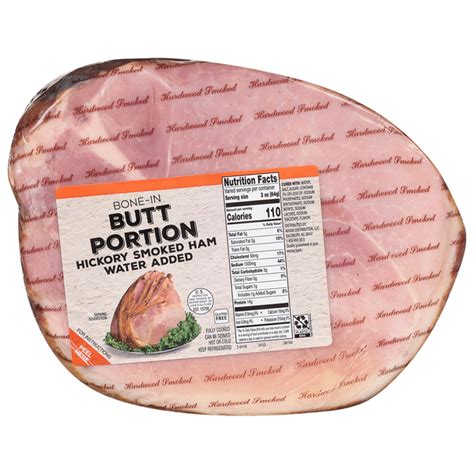 Save On Giant Fully Cooked Bone In Hickory Smoked Butt Portion Ham