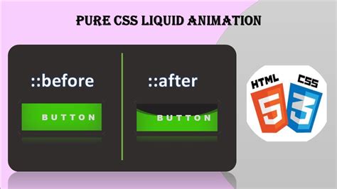 How To Make A Beautiful Pure Css Liquids Button Animationcodingabhi