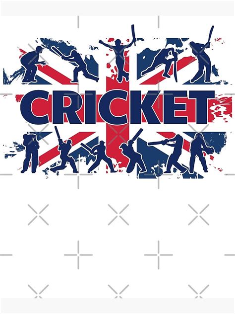 Play Cricket England Cricket Love Playing English Cricket Poster For