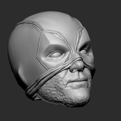 Stl File Deadpool Half Mask Head 🦸 ・3d Print Design To Download・cults