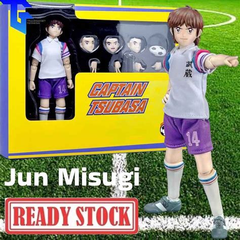 Promo Dasin Model X 942 Toys Captain Tsubasa Jun Misugi 14 Musashi FC Action Figure Diskon