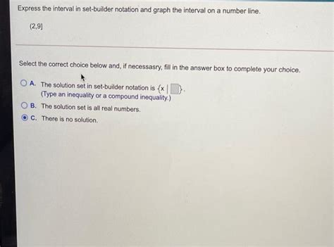 Solved Express The Interval In Set Builder Notation And Chegg