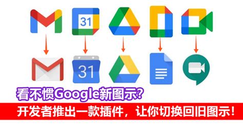 难辨认Google新图标开发者推出一款浏览器插件让你切换回去旧图示 Zing Gadget