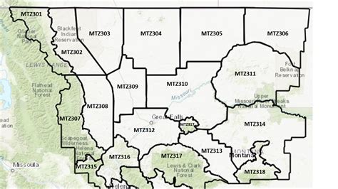 Montana Opportunity Zones Map