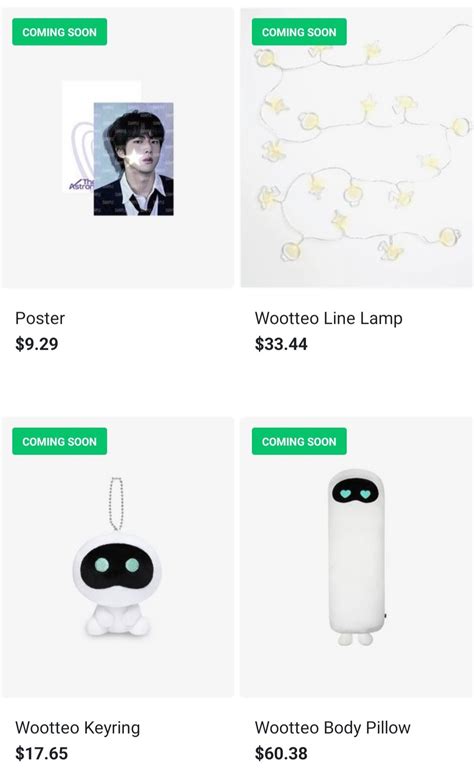 Merch Jin The Astronaut Merch Collection Wootteo — Us Bts Army