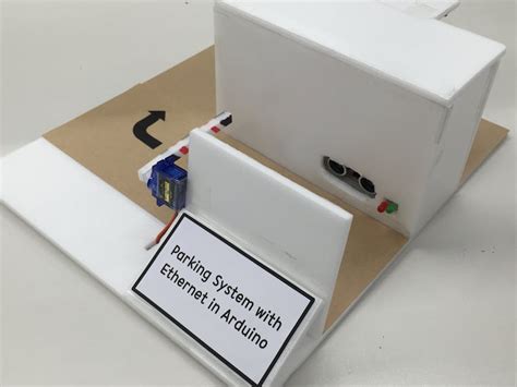 Parking System With Ethernet In Arduino