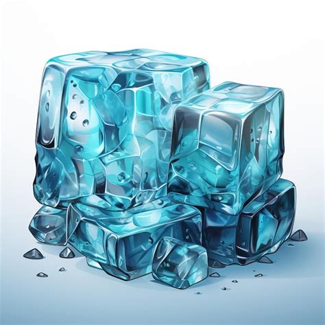 Premium Vector Flat Design Vector Ice Design On White Background