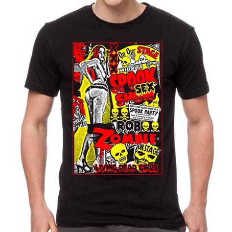 Global Rob Zombie Mens Spook Sex T Shirt