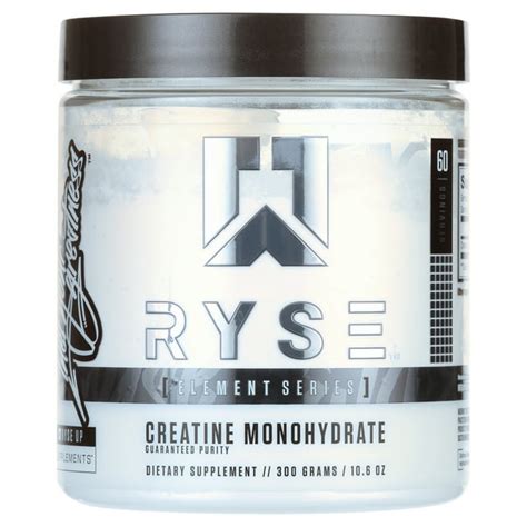 Ryse Up Creatine Monohydrate Pro Performance Gains Unflavored