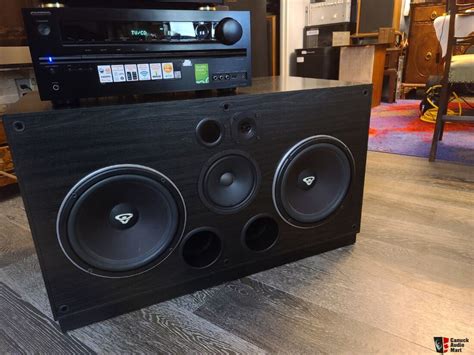 Vintage Cerwin Vega HT 210C Subwoofers And Center Channel Photo