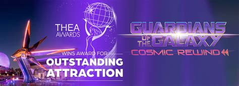 Guardians Of The Galaxy Cosmic Rewind Wins Thea Award For Outstanding