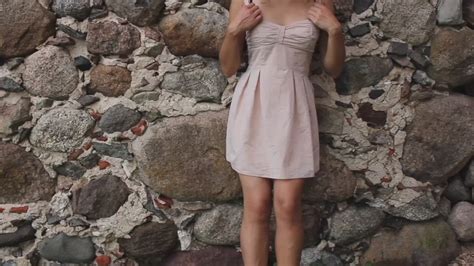 Dagny Flashes Her Tiny Tits At The Wall Scrolller