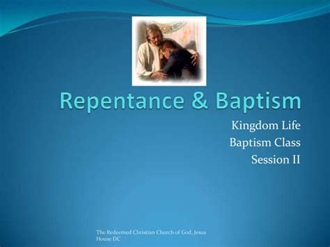 Baptismal Class Session Ii Ppt