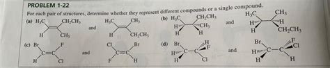 Solved Problem 1 22 For Each Pair Of Structures Determine