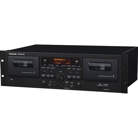Tascam 202mkvi Dual Cassette Deck 202mkvi Bandh Photo Video