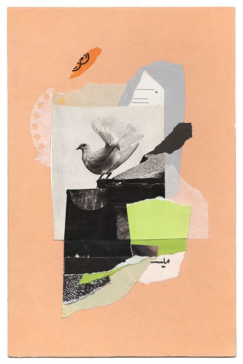A Collage With Birds And Other Things On It S Side Including Paper