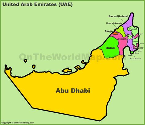 Uae Map