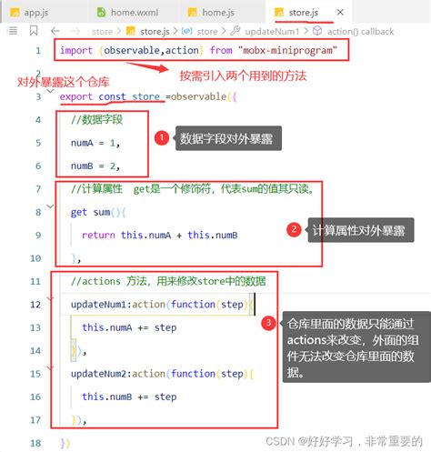 Day09 全局数据共享 创建store实例并定义计算属性与actions方法mobx Store使用计算值 Csdn博客