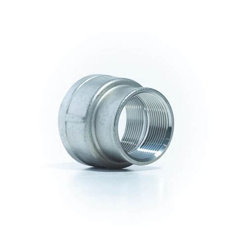Aci 12a Luva De Redução Aço Inox 316 Rosca Bsp Ø12 X 18 Leroy Merlin
