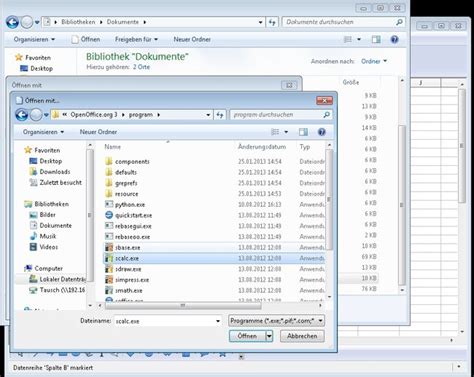 In Openoffice Excel Dateien öffnen Und Bearbeiten