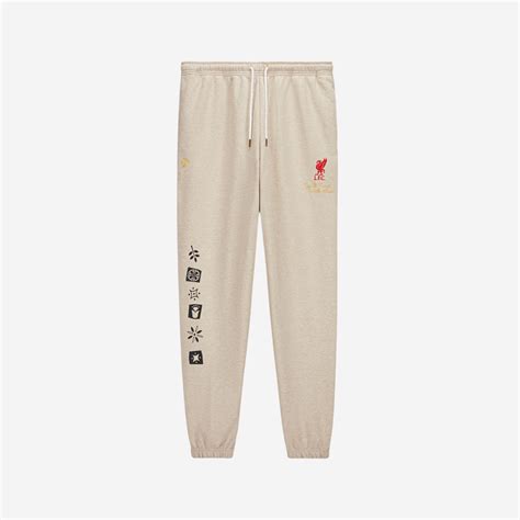 컨버스 X 리버풀 Fc 조거 팬츠 오트 밀크 헤더 Converse Kream
