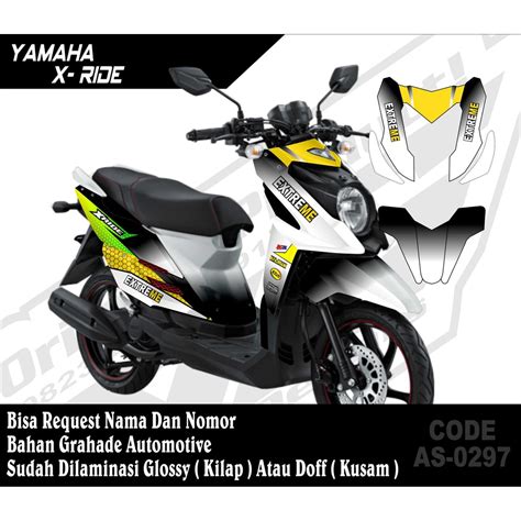 Jual 0297 DECALS STIKER FULLBODY7 CUSTOM MOTOR X RIDE Variasi Sticker