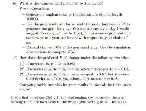 2 Consider The Stochastic Version Of The