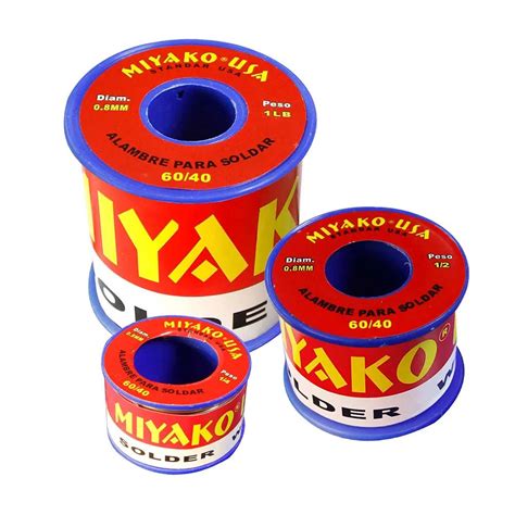 Rollo De Soldadura 1 0mm Miyato Grupo Ovalle
