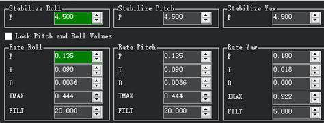 cannot increase some pid parameters in mp copter 3 4 ardupilot discourse