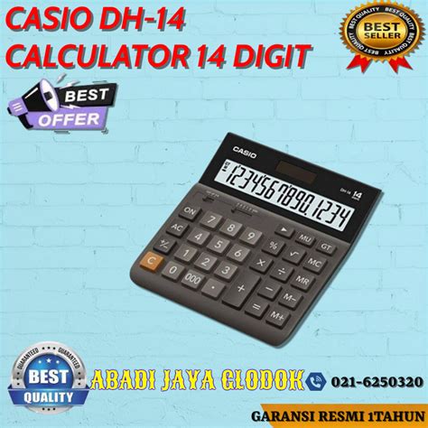 Jual Casio Dh 14 Calculator 14 Digit Shopee Indonesia