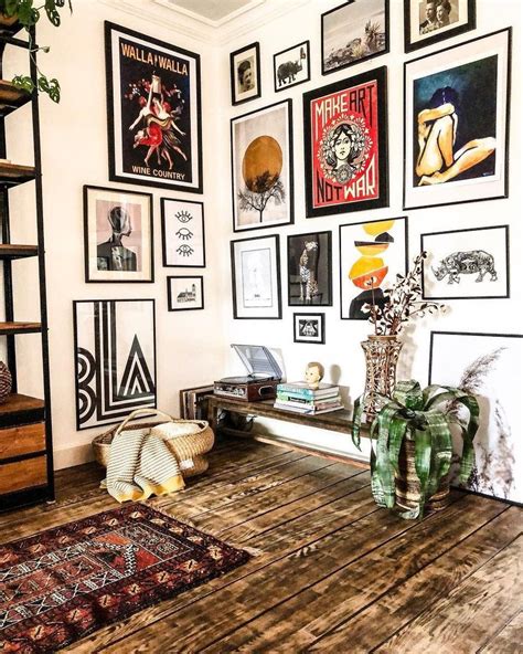 Eclectic Gallery Wall Wall Gallery Living Room Gallery Wall Eclectic