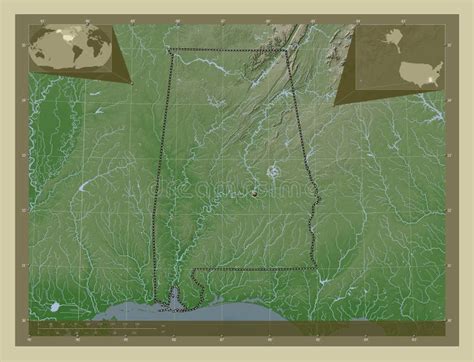 Alabama United States Of America Wiki Capital Stock Illustration