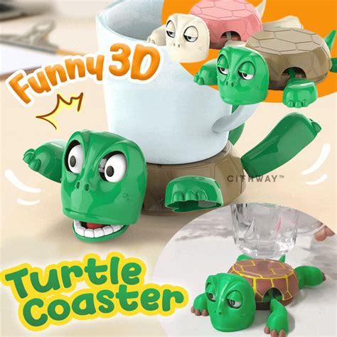 Cithway™ Funny 3d Printed Turtle Coaster Trendiihome