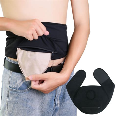 Ostomy Belt Black Stealth Belt For Ostomy Bag Ostomy Support Belt