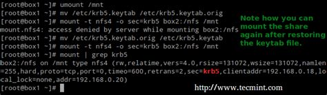 RHCE 系列七在 Linux 客户端配置基于 Kerberos 身份验证的 NFS 服务器 LinuxStory