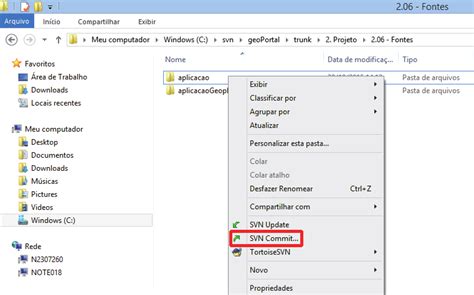 Commit Na Pasta Aplicacao Para Atualizar As Mudanças Feitas No Download Scientific Diagram