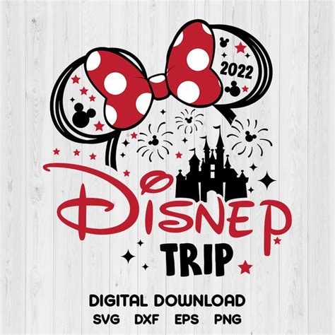 Minnie Mouse Disney Trip Svg Minnie Trip To Castle Svg Digital