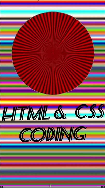Mrtutorialsgyan U9s Html And Css Coding Viralvideo Shortsvideo Repeating Conic Gradient