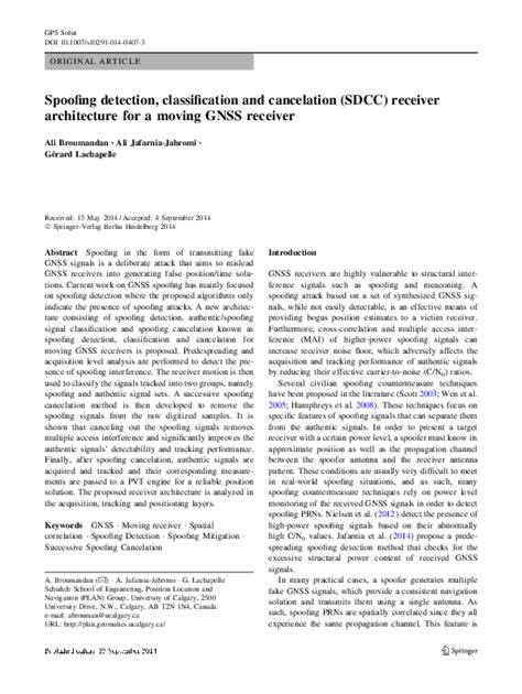pdf spoofing detection classification and cancelation sdcc