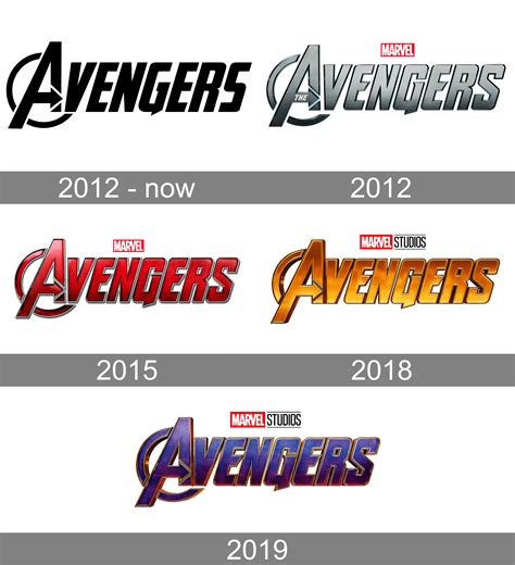 Red Marvel Avengers Logo