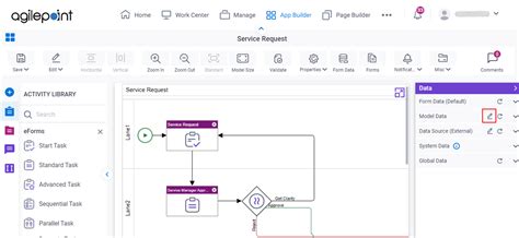 Data Model Screen