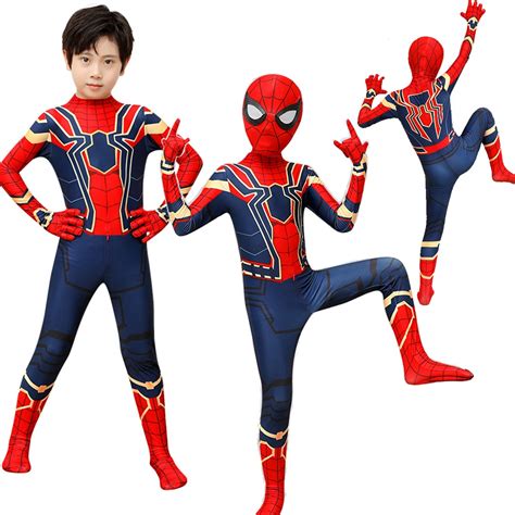 Jual Kostum Spiderman Penjualan Panas Kanak Avengers Marvel Spider Man ...