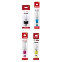 Canon GI PGBK C M Y Original Black Colour Ink Bottle Pack First Class Delivery