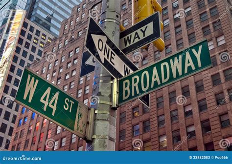Broadway New York Stock Image Image Of Broadway American 33882083