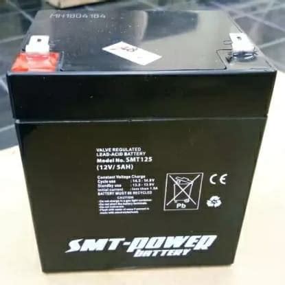 Jual Baterai Aki Vrla Samoto SMT 12 Volt 5 AH Shopee Indonesia