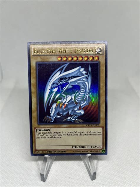 Yugioh Blue Eyes White Dragon CT13 EN008 Ultra Rare Limited Edition LP