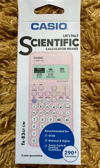 casio fx 83gt cw pink classwiz scientific calculator new and sealed free